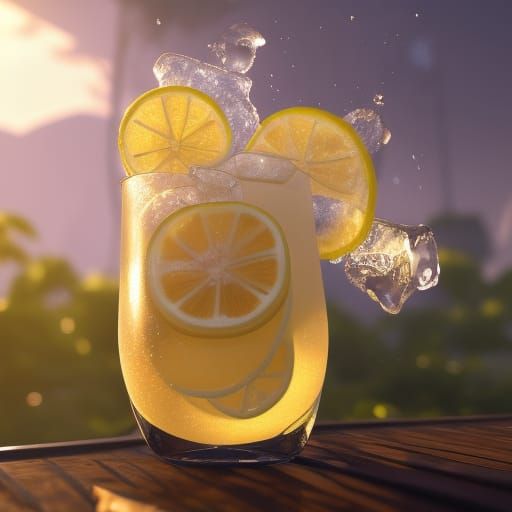 Fresh Lemonade - AI Generated Artwork - NightCafe Creator