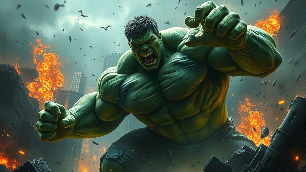 hulk smash - Epic Cinematic Hulk Destroys Cityscape in Intri...
