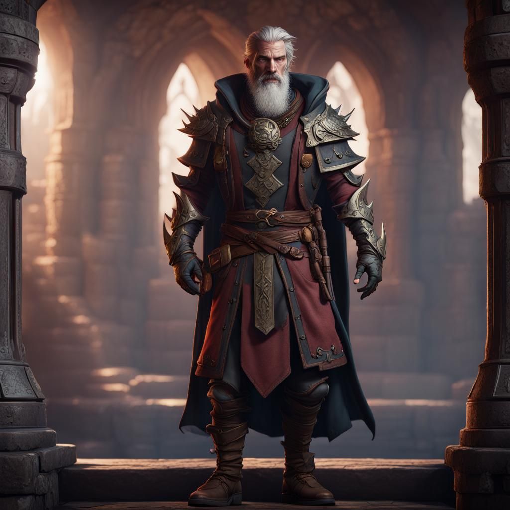 Dungeon and Dragons Rogue Clan Leader Male - AI Generated Artwork ...