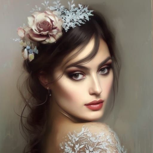 Bride beauty - AI Generated Artwork - NightCafe Creator