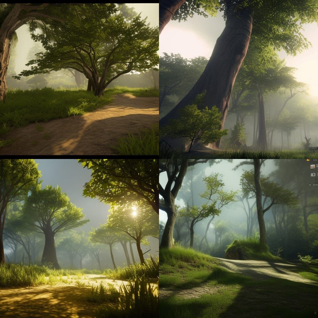 Trees - AI Generated Artwork - NightCafe Creator