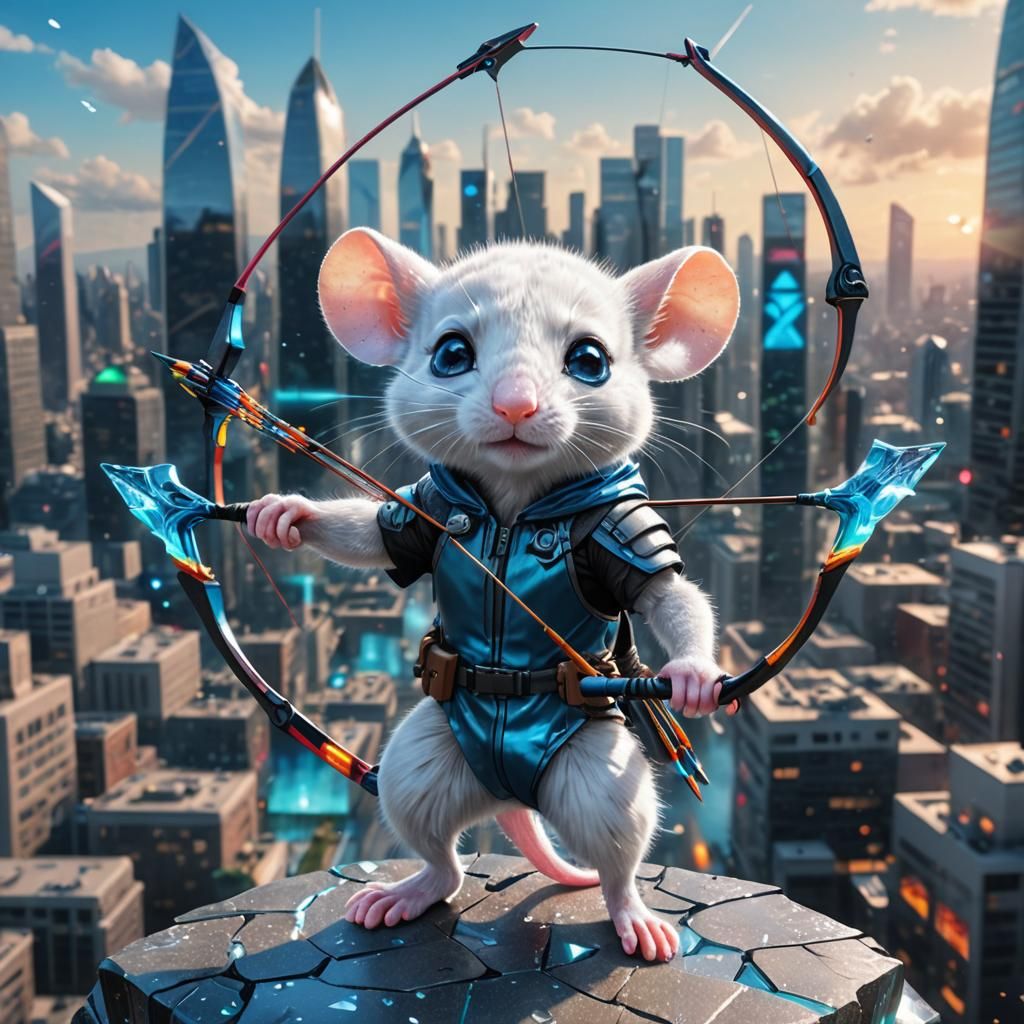 Hawkeye mouse - AI Generated Artwork - NightCafe Creator