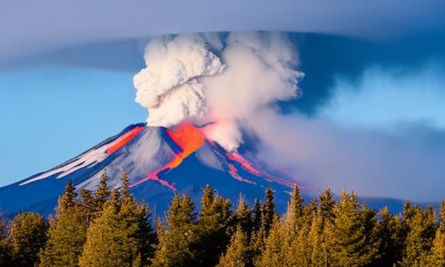 Mount Saint Helens Eruption: Volcanic Firestorm Ph... - AI Art