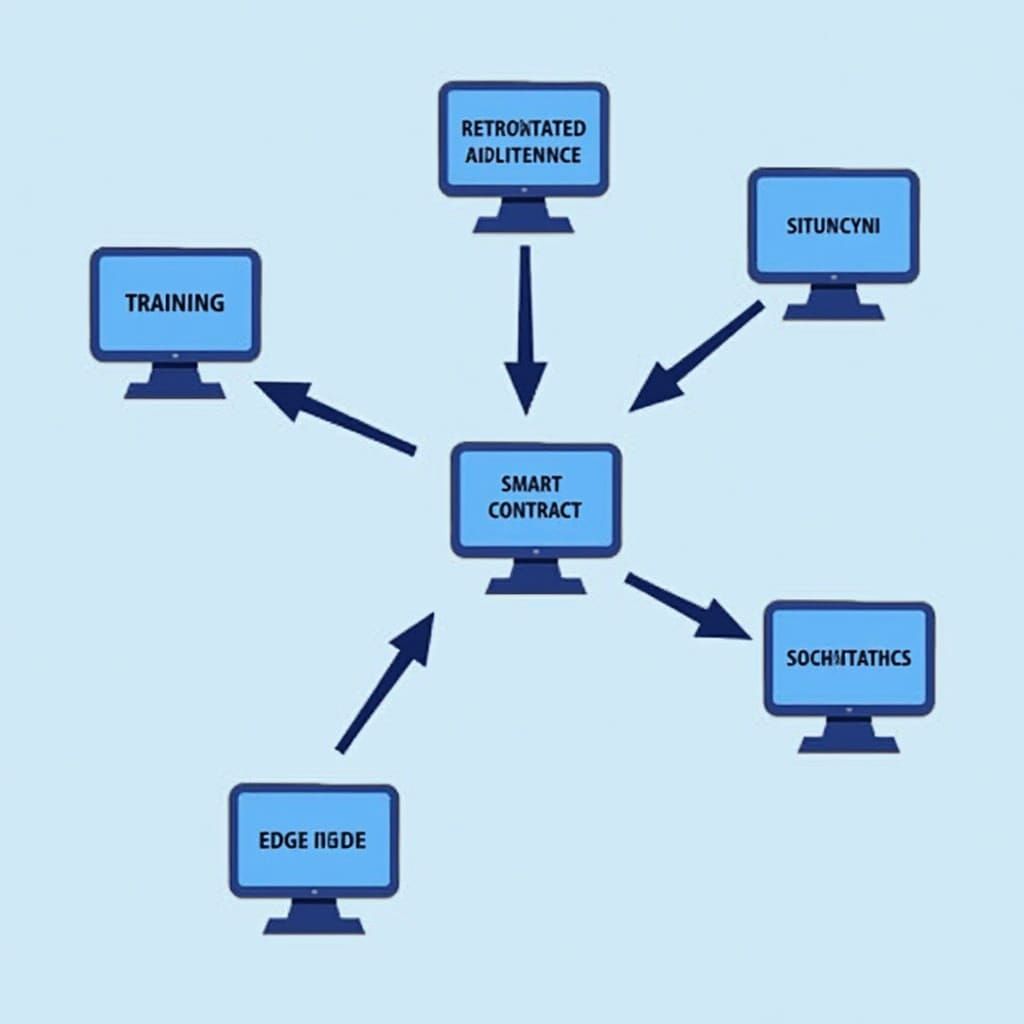 Federated Learning Network with Smart Contracts in... - AI Art