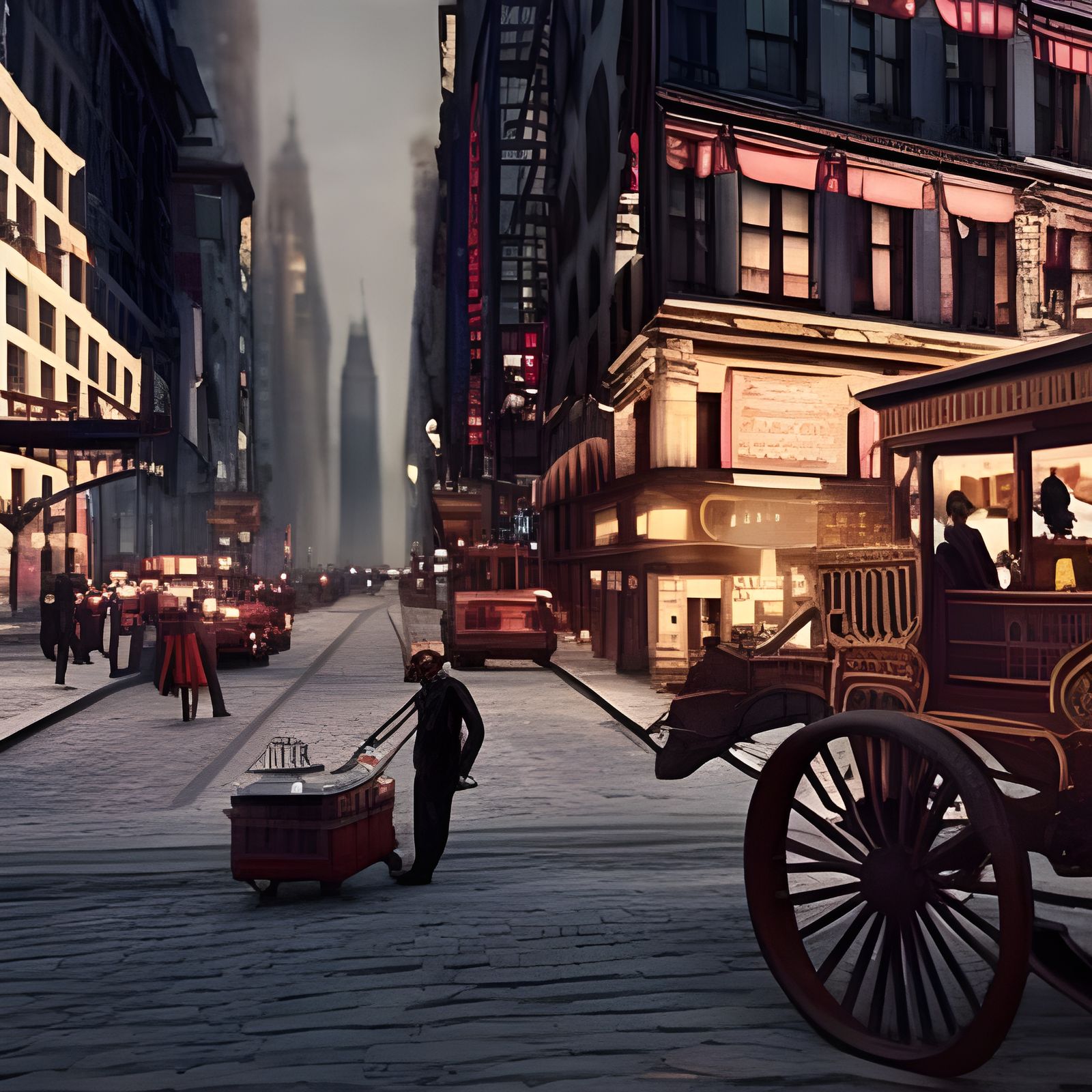 Old New York - AI Generated Artwork - NightCafe Creator
