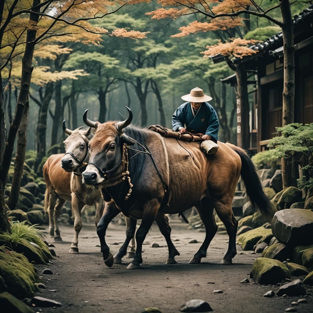 Japanese Country Life - AI Generated Artwork - NightCafe Creator