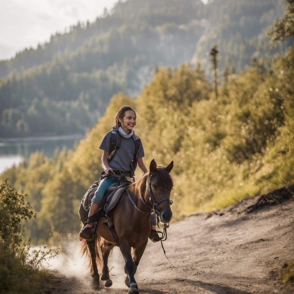 Riding My Pony - AI Generated Artwork - NightCafe Creator