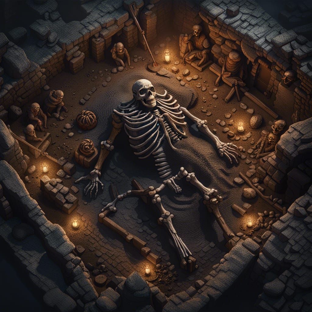 ancient giant's burial site - AI Generated Artwork - NightCafe Creator