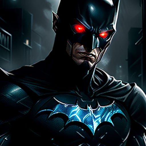 Cyborg Vampire Batman: Dark Hyper-Realistic Digita... - AI Art