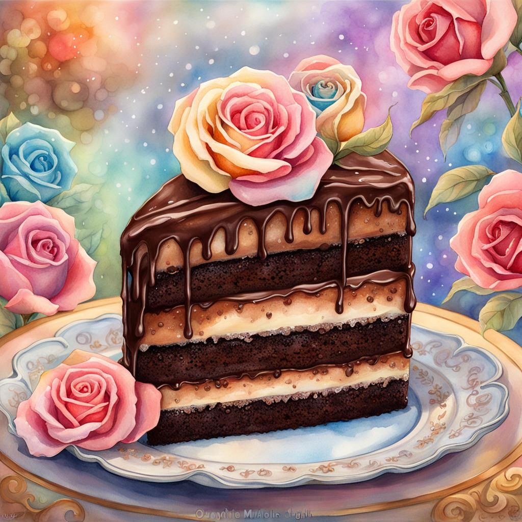 Slice of cake - AI Generated Artwork - NightCafe Creator
