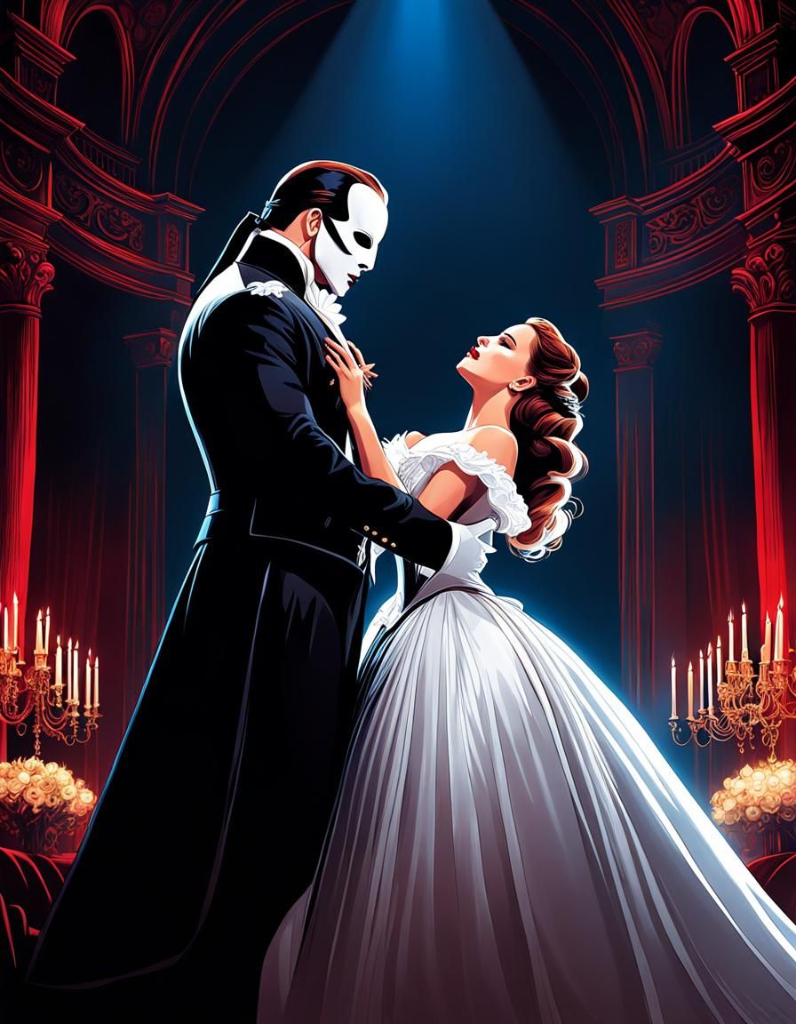Phantom of Opera! - AI Generated Artwork - NightCafe Creator