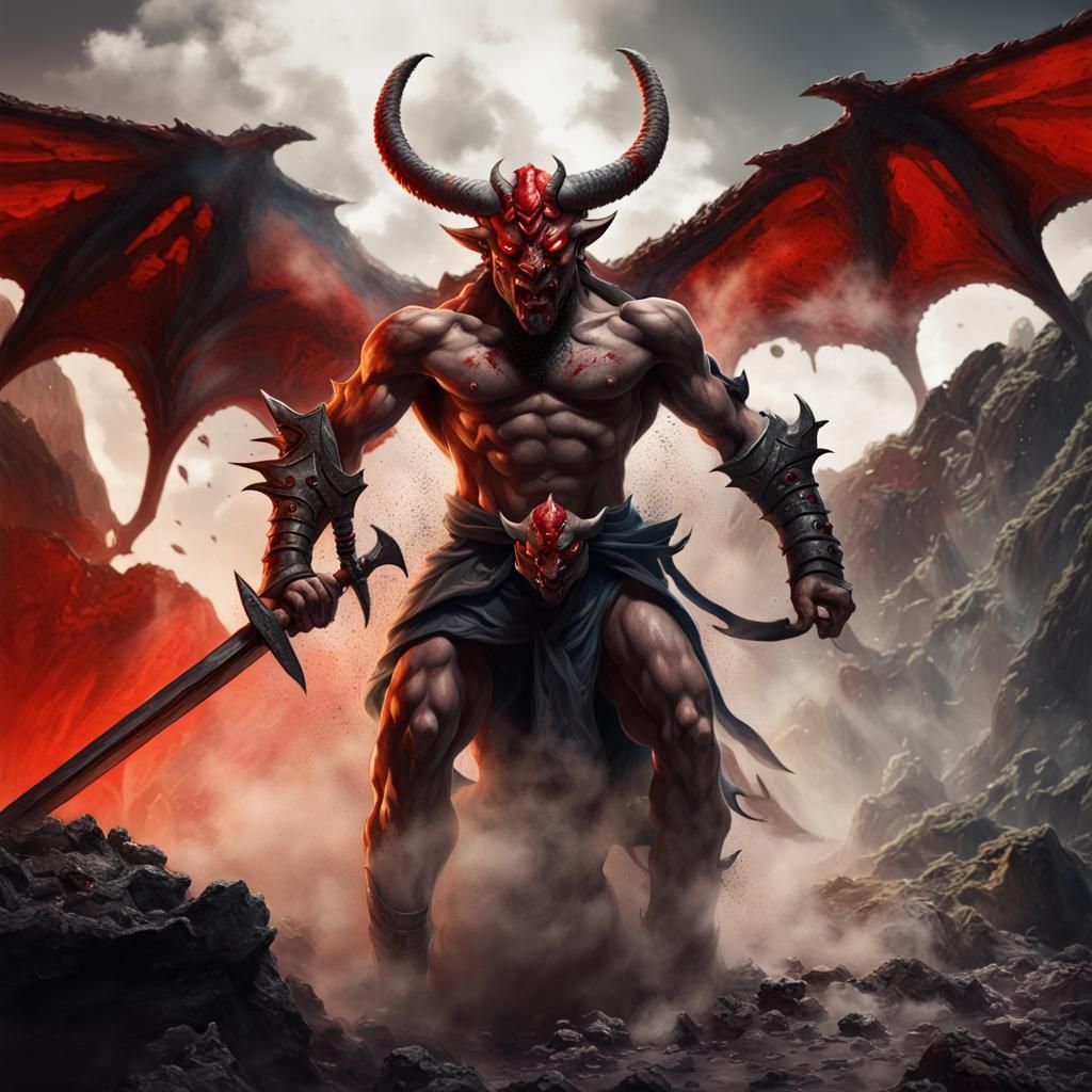 Devil-Bull - AI Generated Artwork - NightCafe Creator