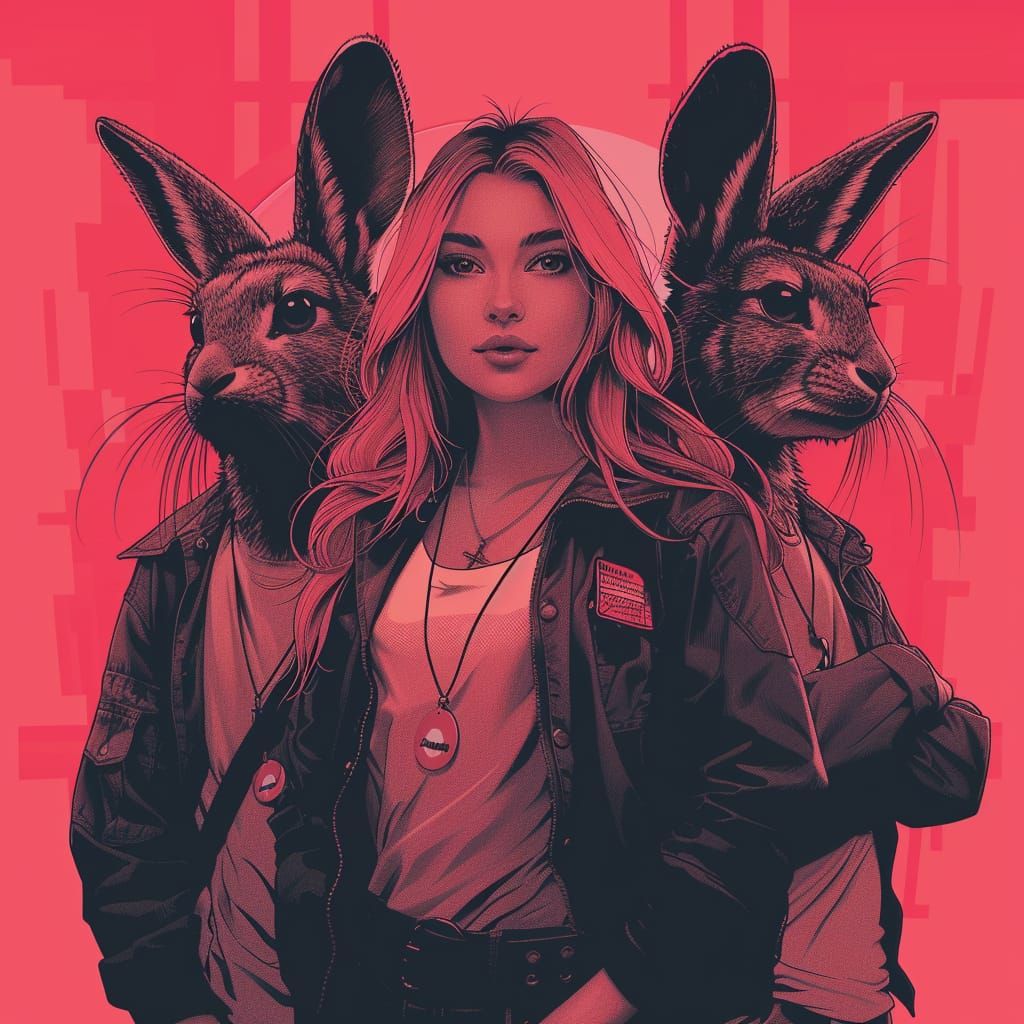 The Gang's All Hare - AI Generated Artwork - NightCafe Creator