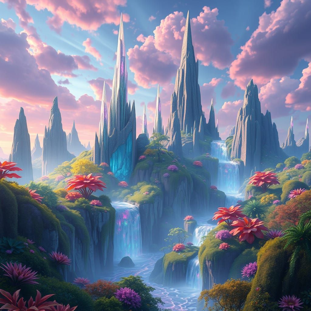 cool - Ethereal Realms in Vibrant Colors