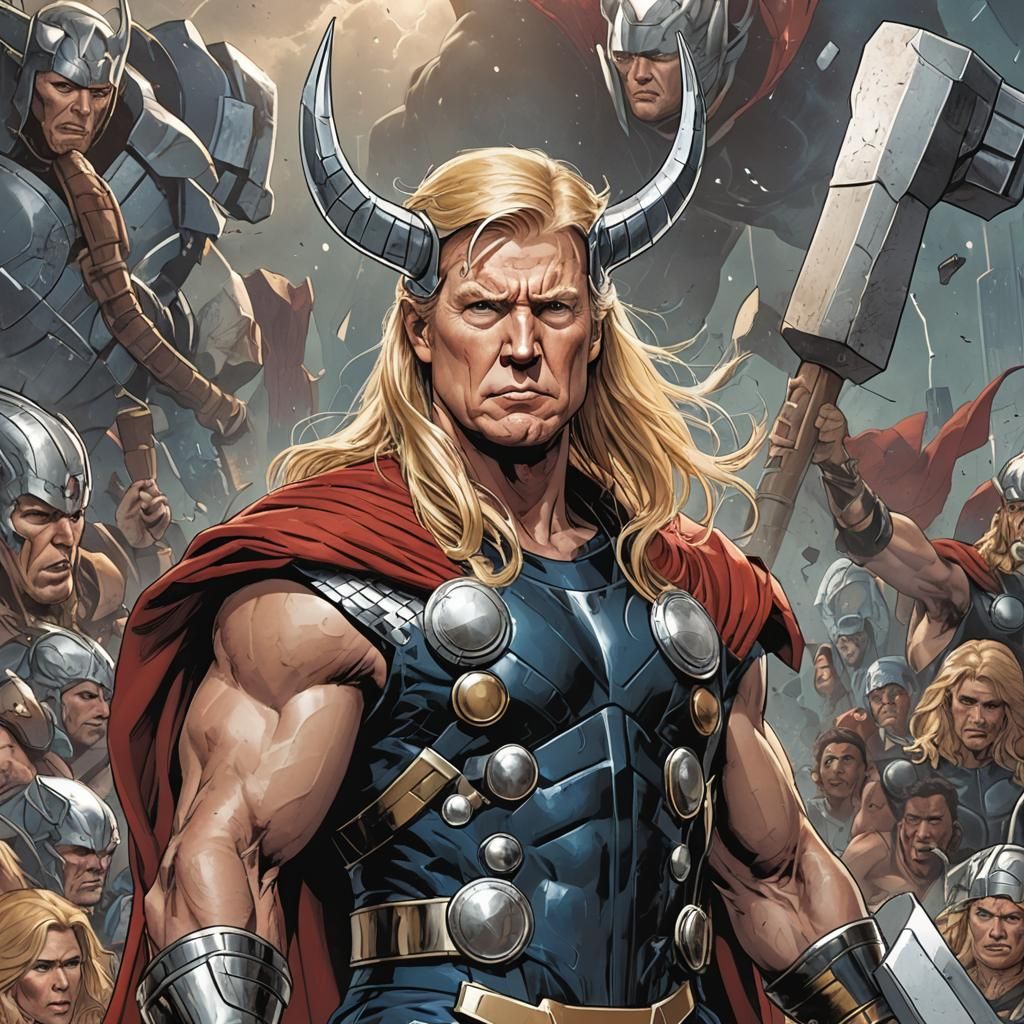 The Mighty Thor - AI Generated Artwork - NightCafe Creator