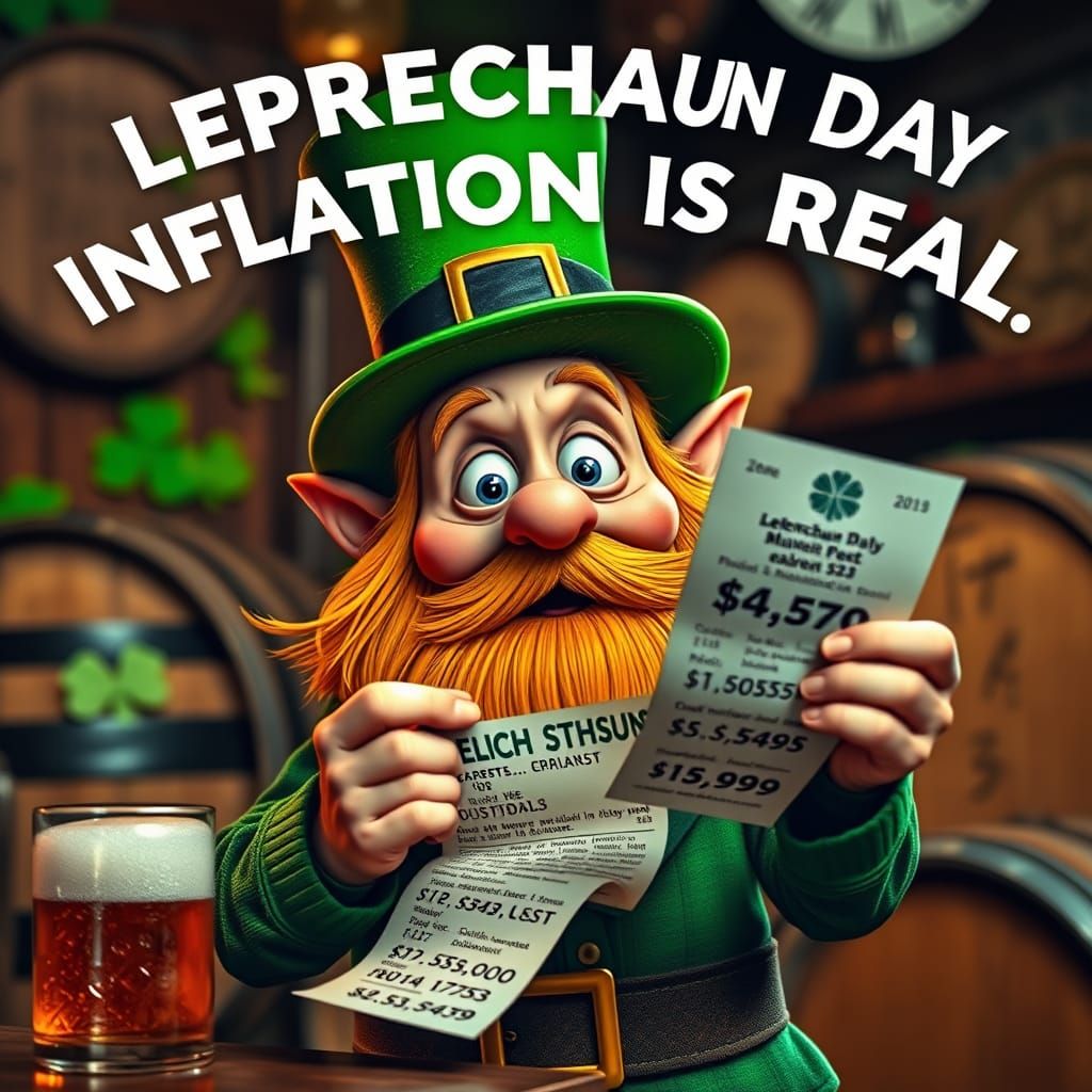 'Leprechaun Inflation is Real' - St. Patrick's Day Leprecha...