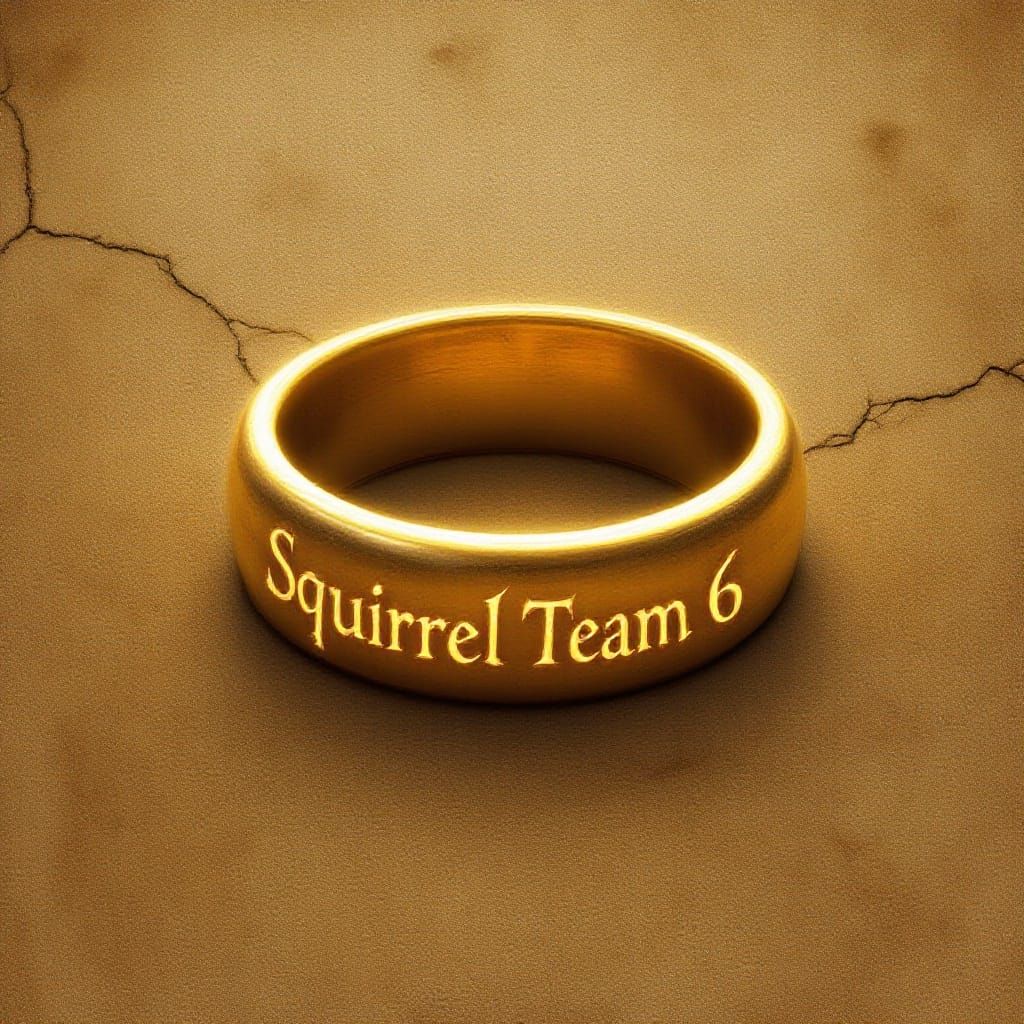 Epic Lord of the Rings Poster with Glowing One Rin... - AI Art