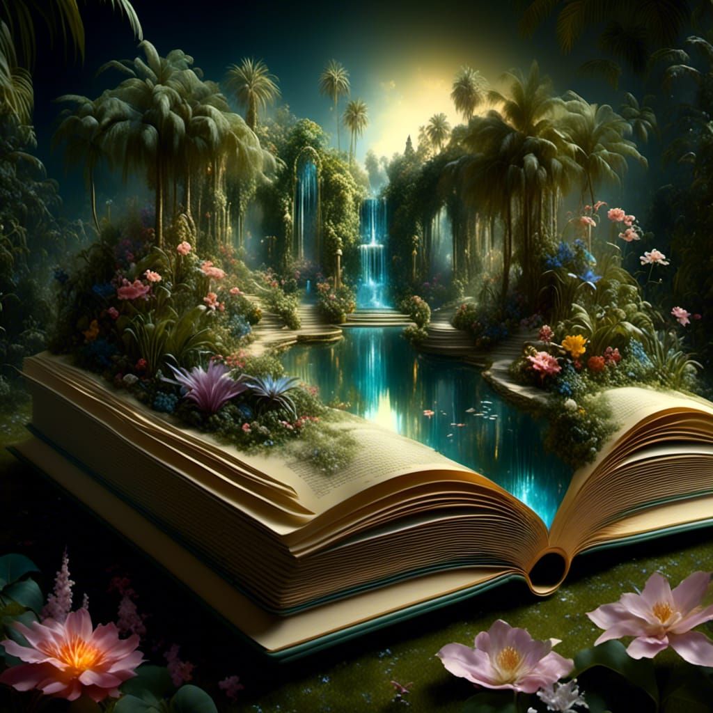 The Magic of Books - AI Generated Artwork - NightCafe Creator