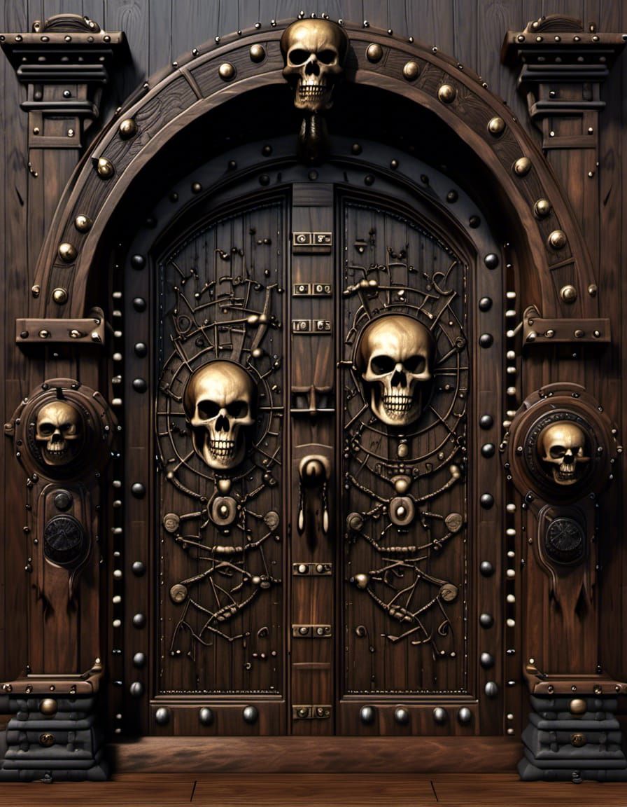 Doors of doom - AI Generated Artwork - NightCafe Creator