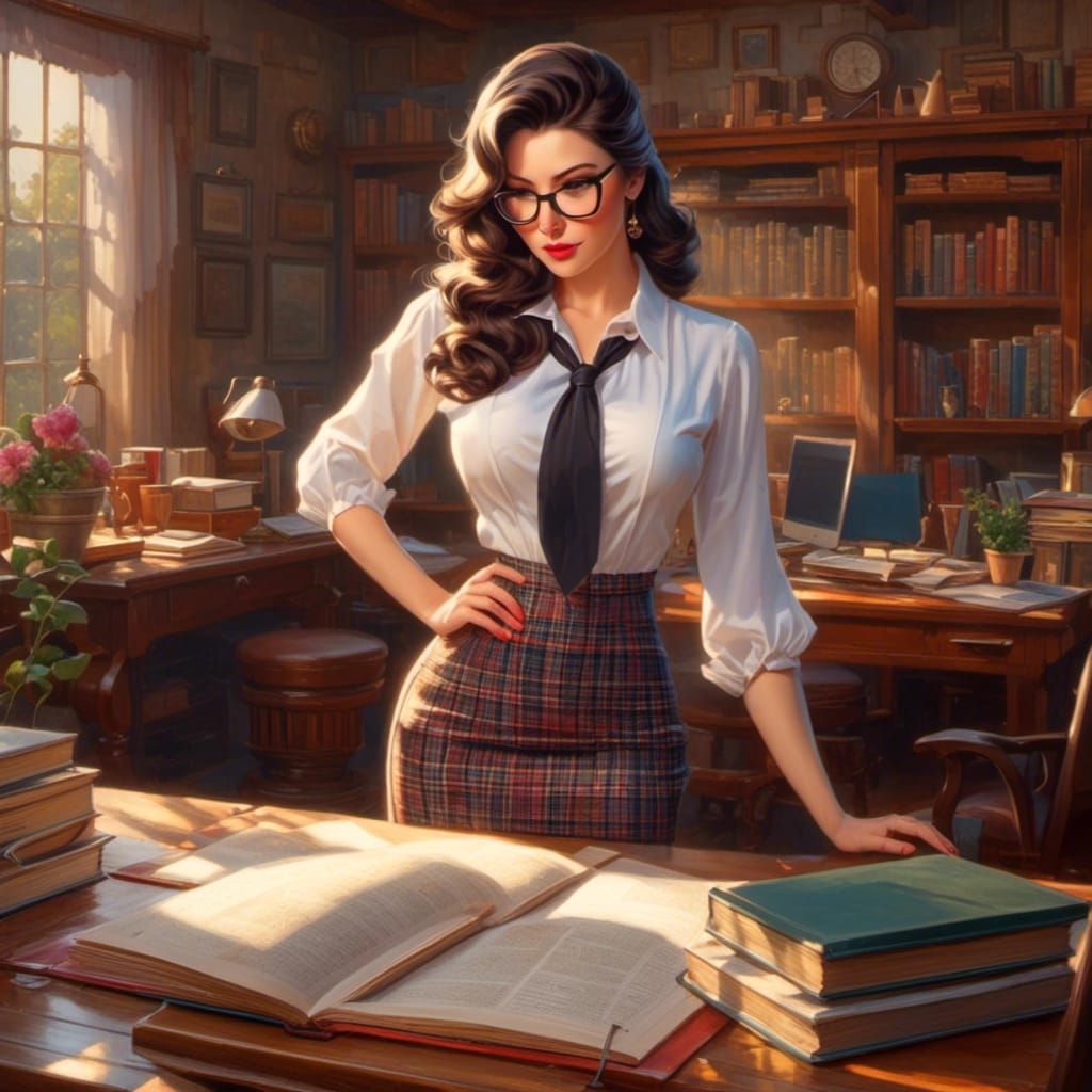 "Hmm, I know I've read this somewhere before..." - AI Generated Artwork ...