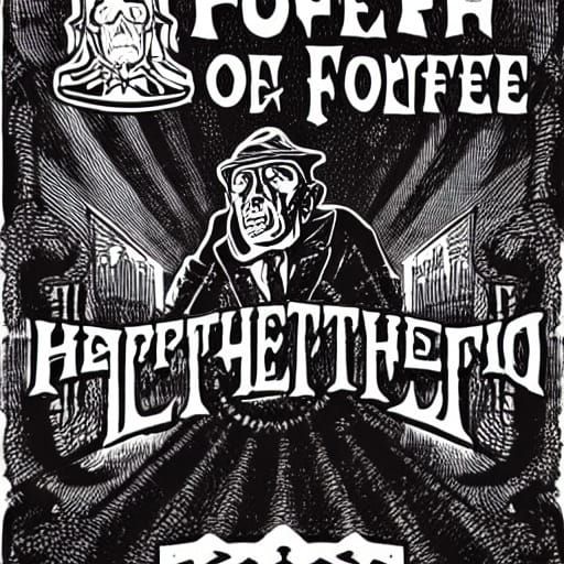 Eldritch Coffee Shop in a Disturbing Cursed Aesthe... - AI Art