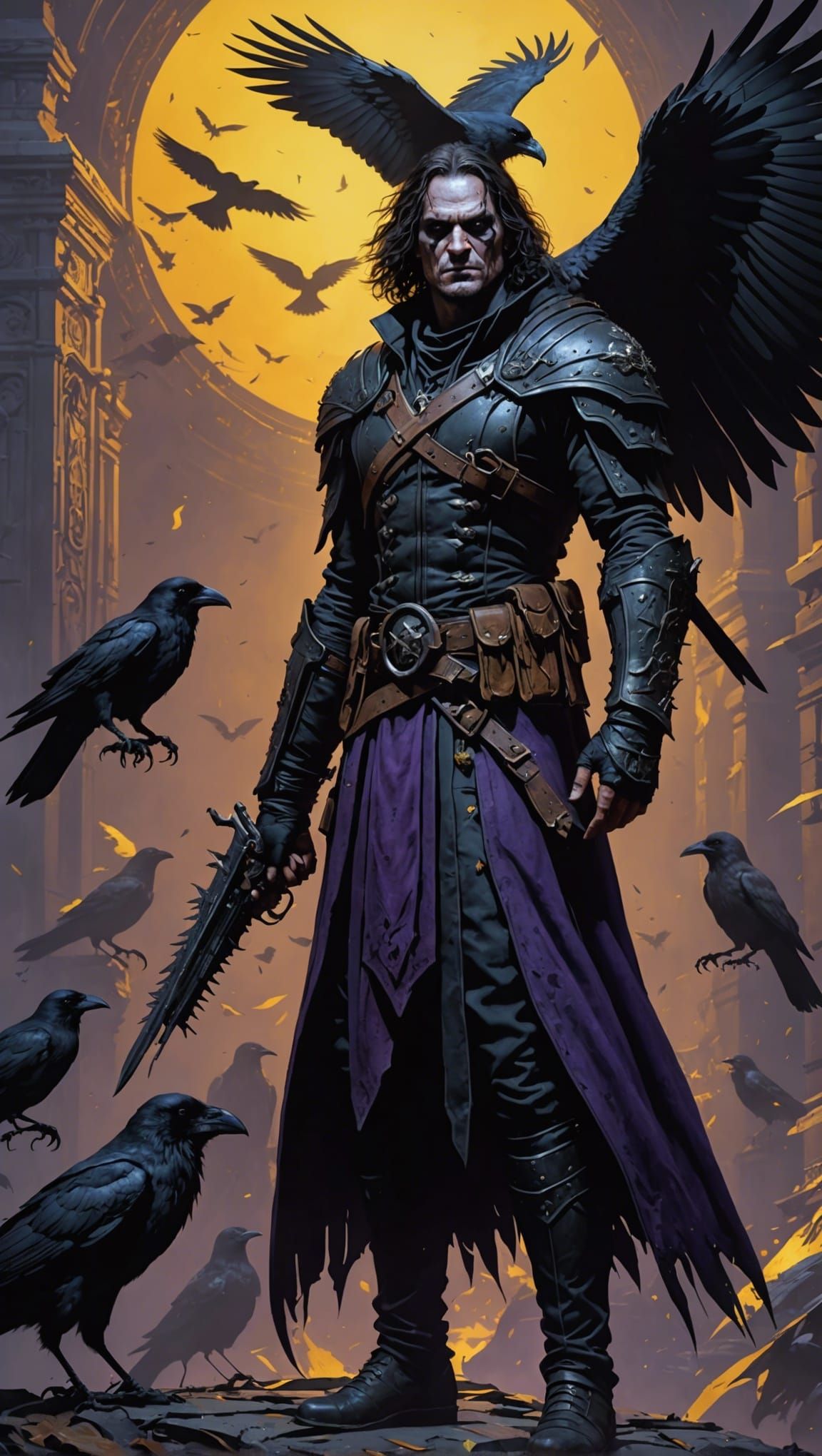 Crow Master - AI Generated Artwork - NightCafe Creator