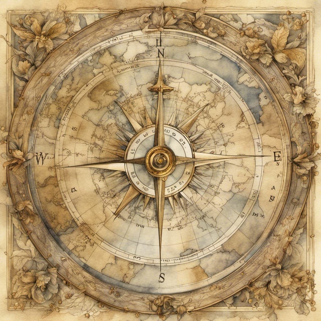 Antique Windrose - AI Generated Artwork - NightCafe Creator
