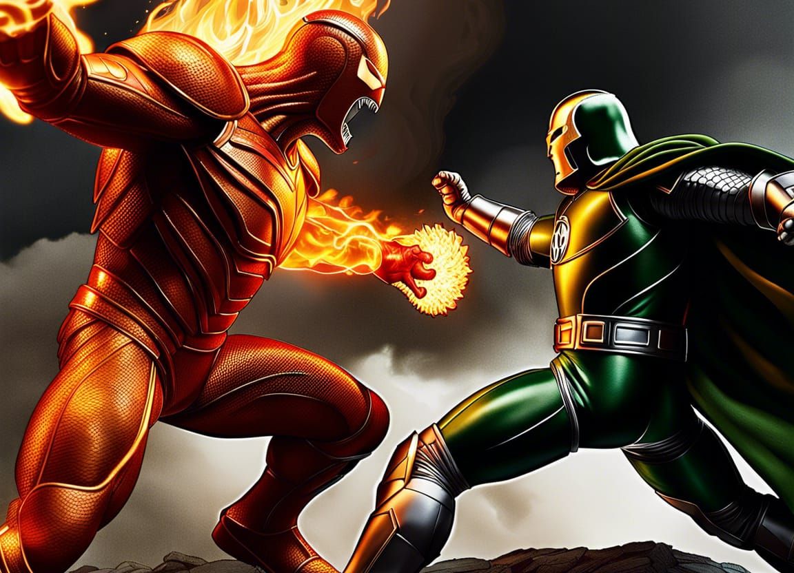 Superpowers battle - AI Generated Artwork - NightCafe Creator