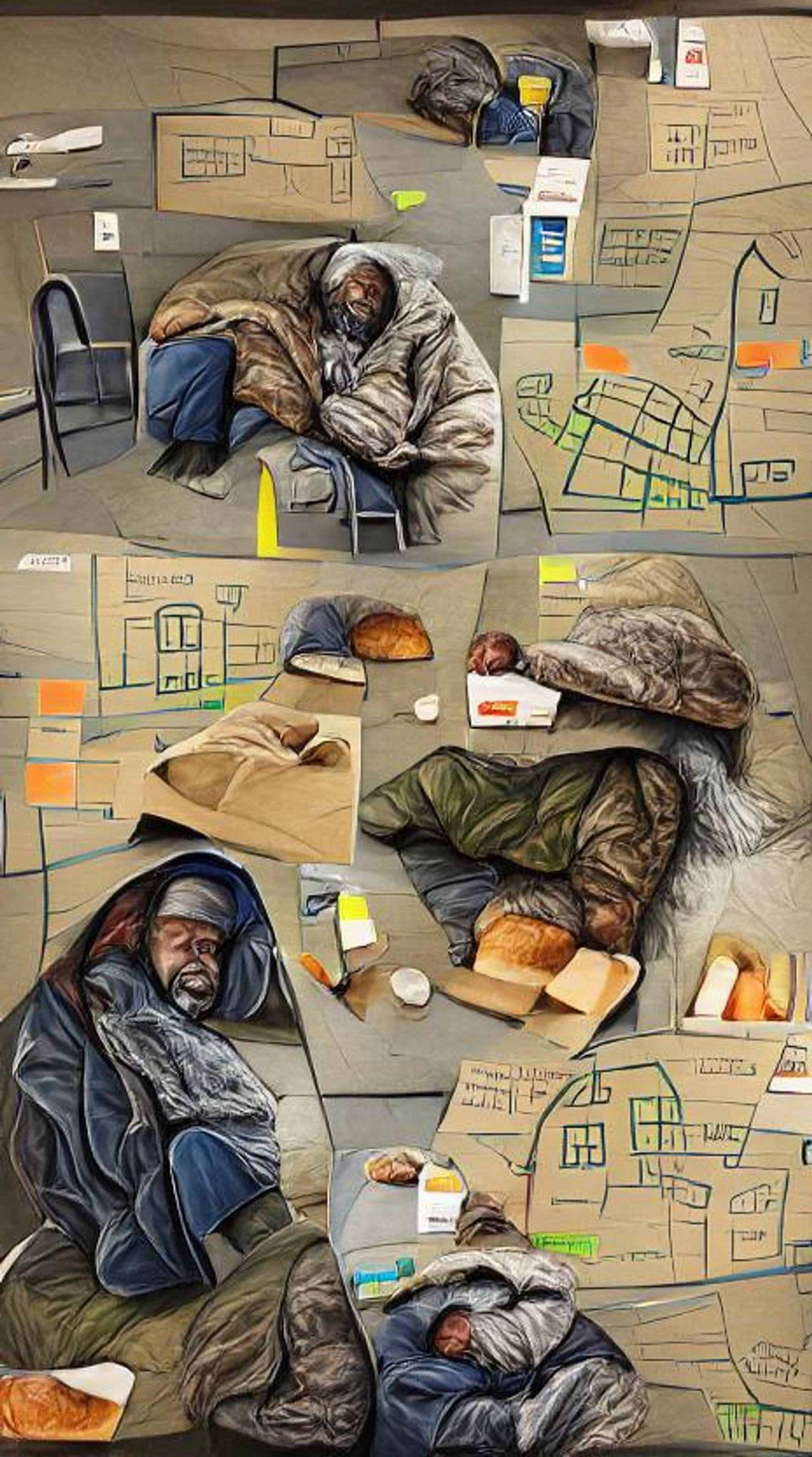 What does homelessness look like? - AI Generated Artwork - NightCafe ...