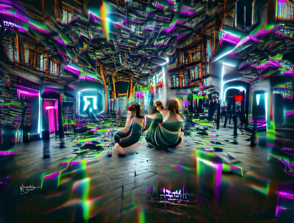 "Distorted Reality " - AI Generated Artwork - NightCafe Creator