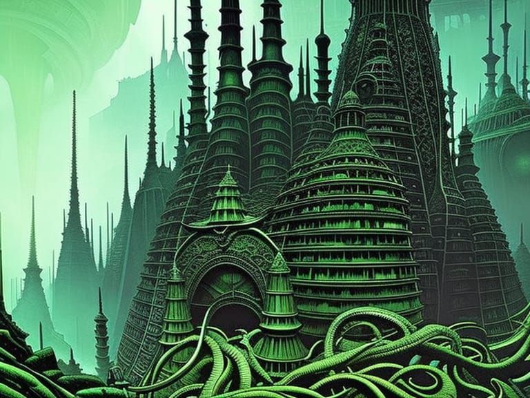 R'lyeh - AI Generated Artwork - NightCafe Creator