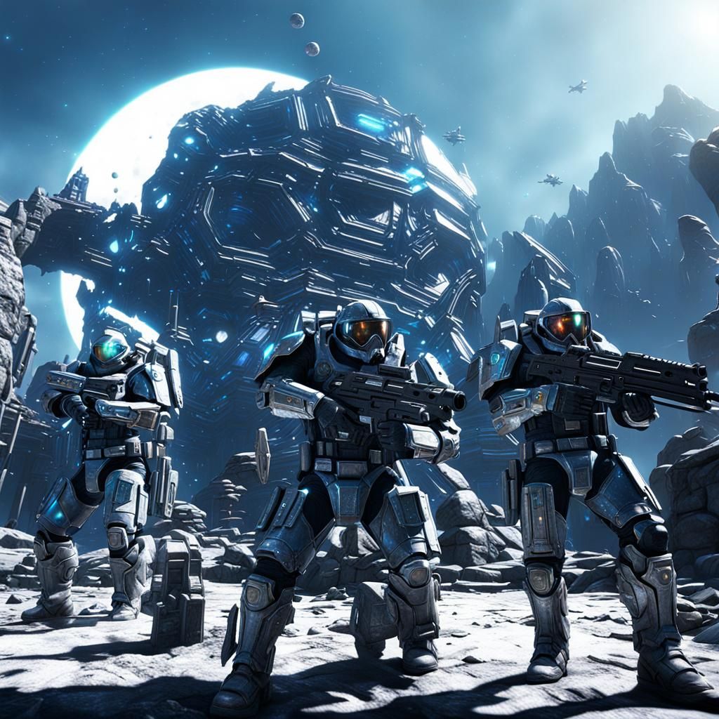 galactic HUNTERS - AI Generated Artwork - NightCafe Creator