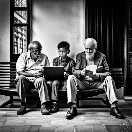 Generational Wisdom - AI Generated Artwork - NightCafe Creator