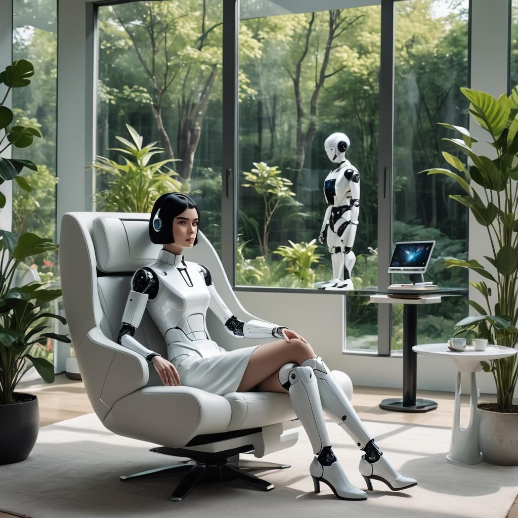 Inspired by AVA, the robot character from the movie "Ex Machina ...