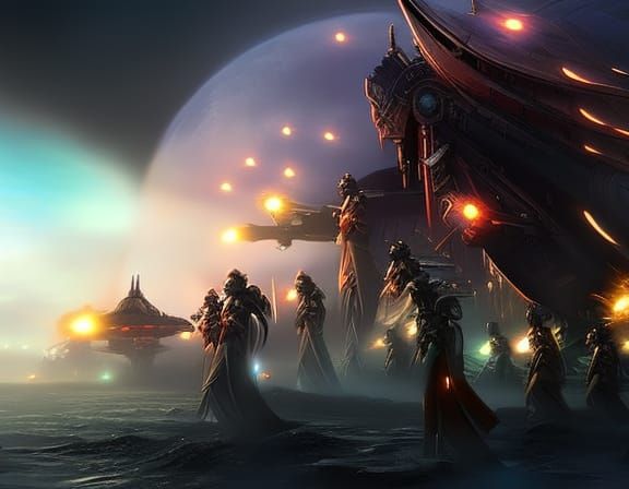 Alien Invasion - AI Generated Artwork - NightCafe Creator