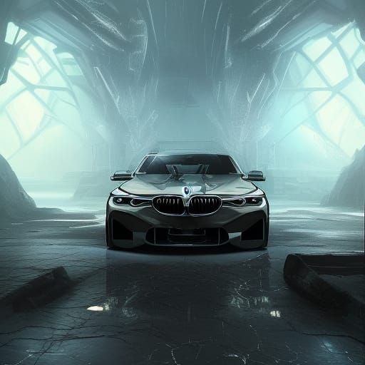 bmw car edition verison skull a masterpiece, 8k resolution, dark ...