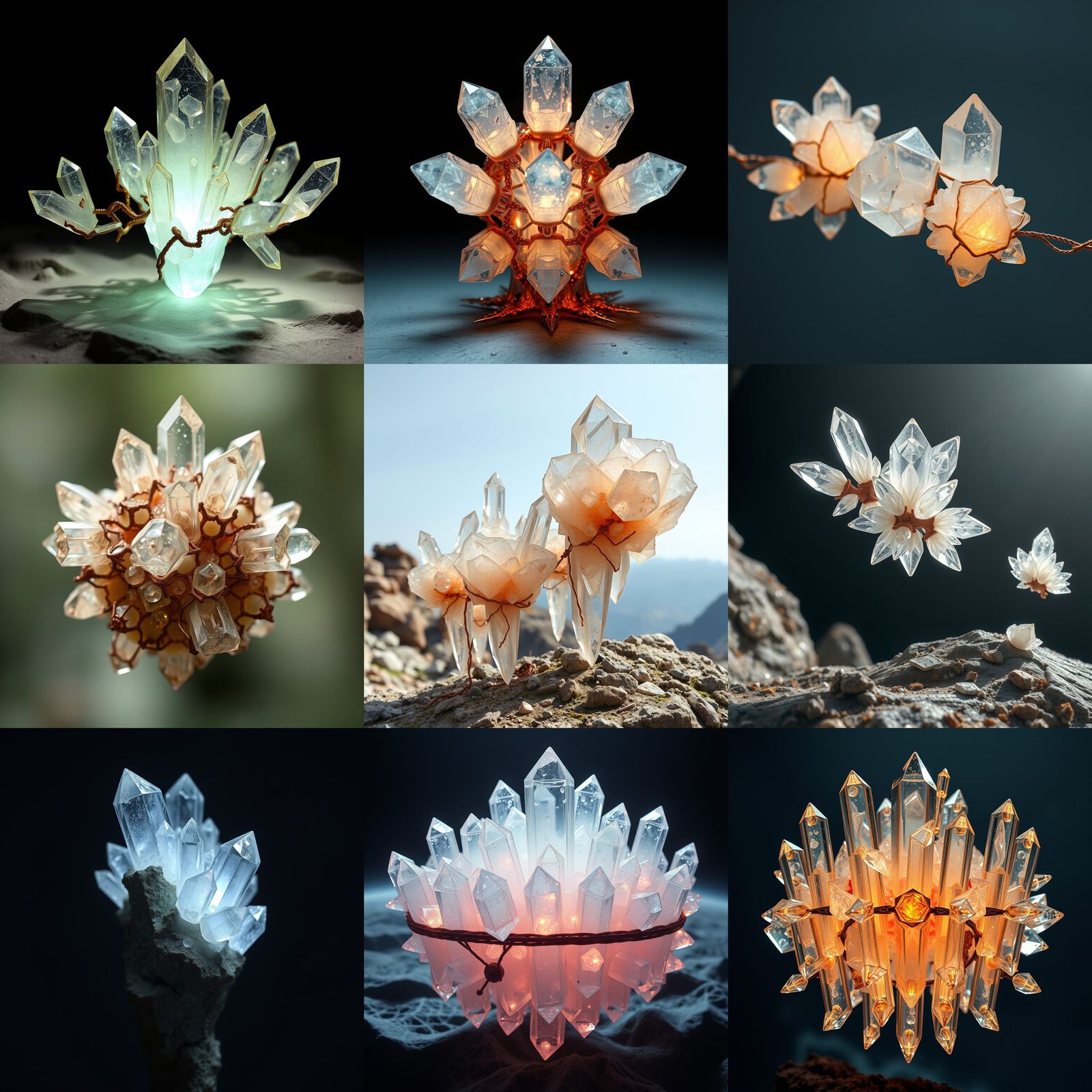 The first Itherans - Artificial nano crystals - gallery