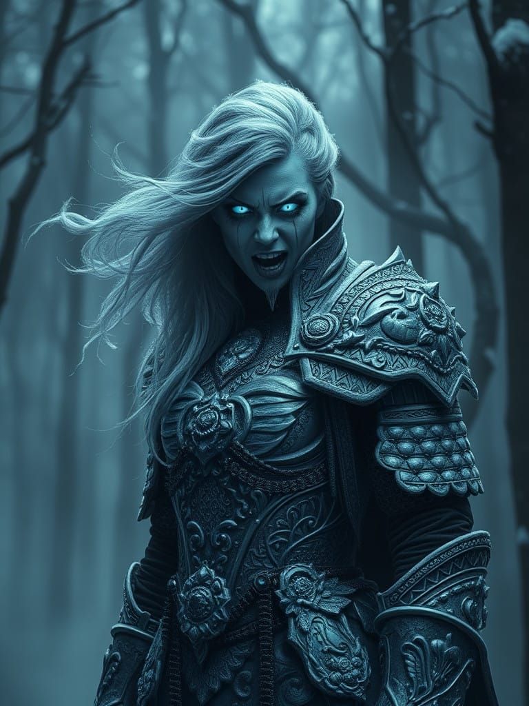 Frost knight woman - Frost knight woman