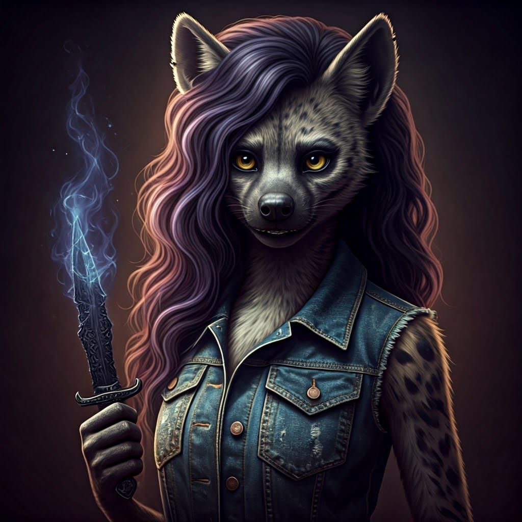 Scuzzy's Accursed Dagger - Mysterious She-Hyena with Ancient...