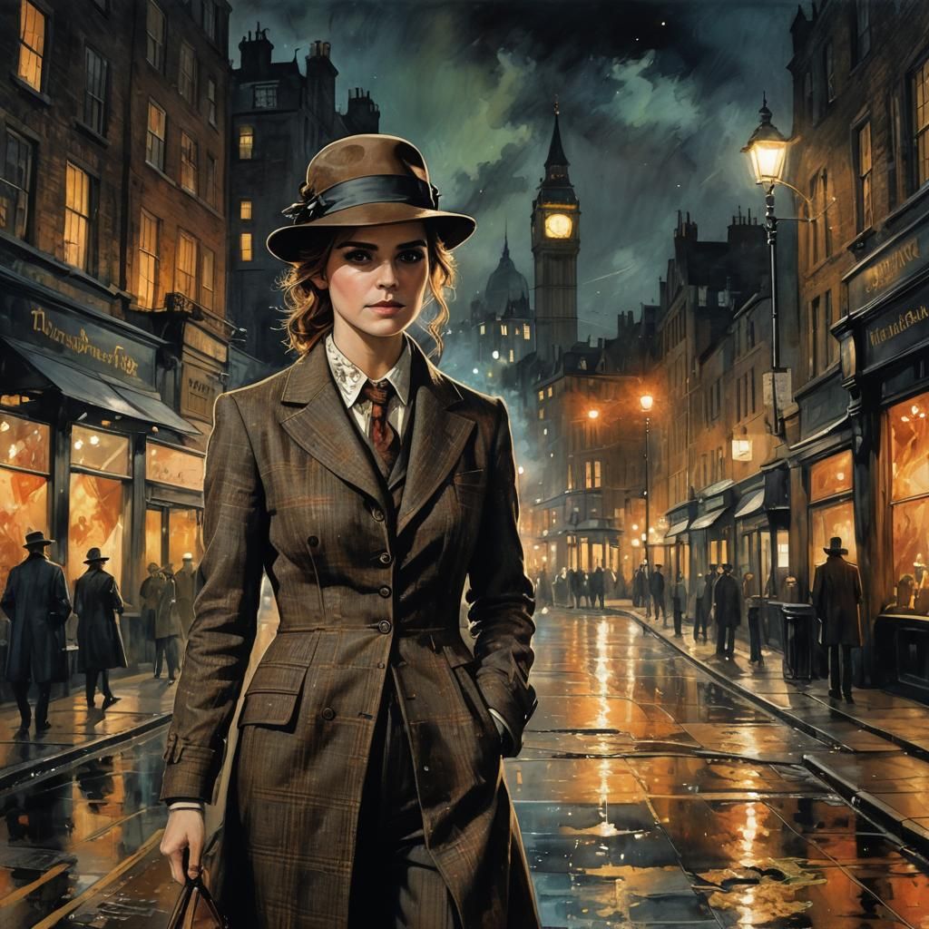 Sherlock's Watson (Emma that is) - AI Generated Artwork - NightCafe Creator