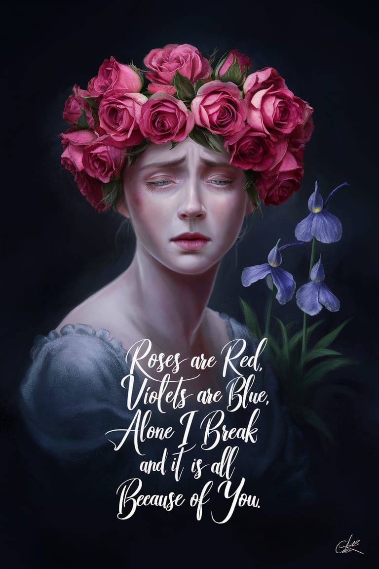 Alone I Break, All Because Of You - AI Generated Artwork - NightCafe ...