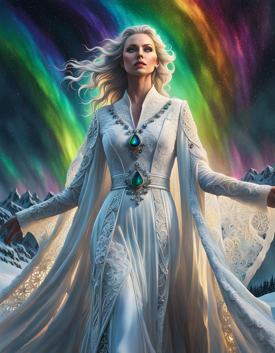 Rainbow Witch - AI Generated Artwork - NightCafe Creator