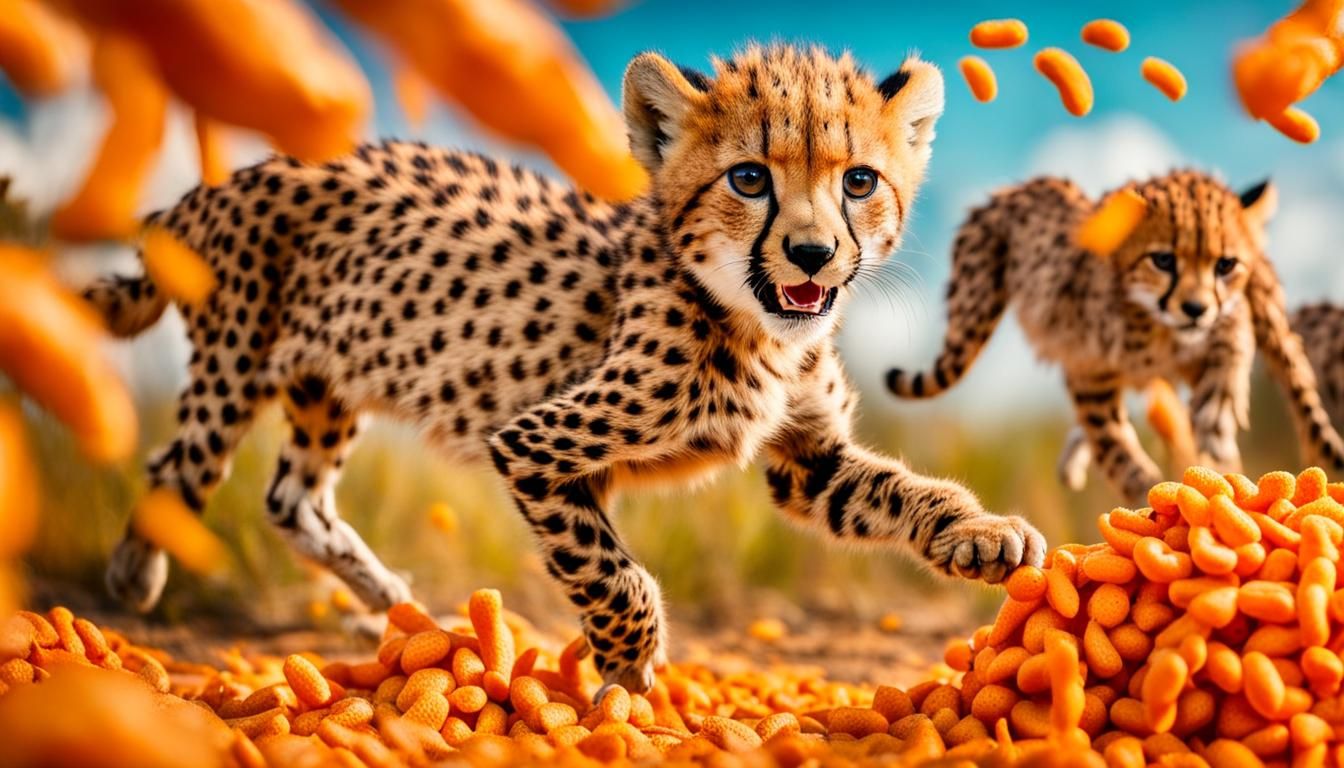 Cheetahs with Cheetos - AI Generated Artwork - NightCafe Creator