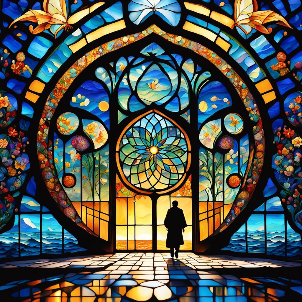 Stained Glass - AI Generated Artwork - NightCafe Creator