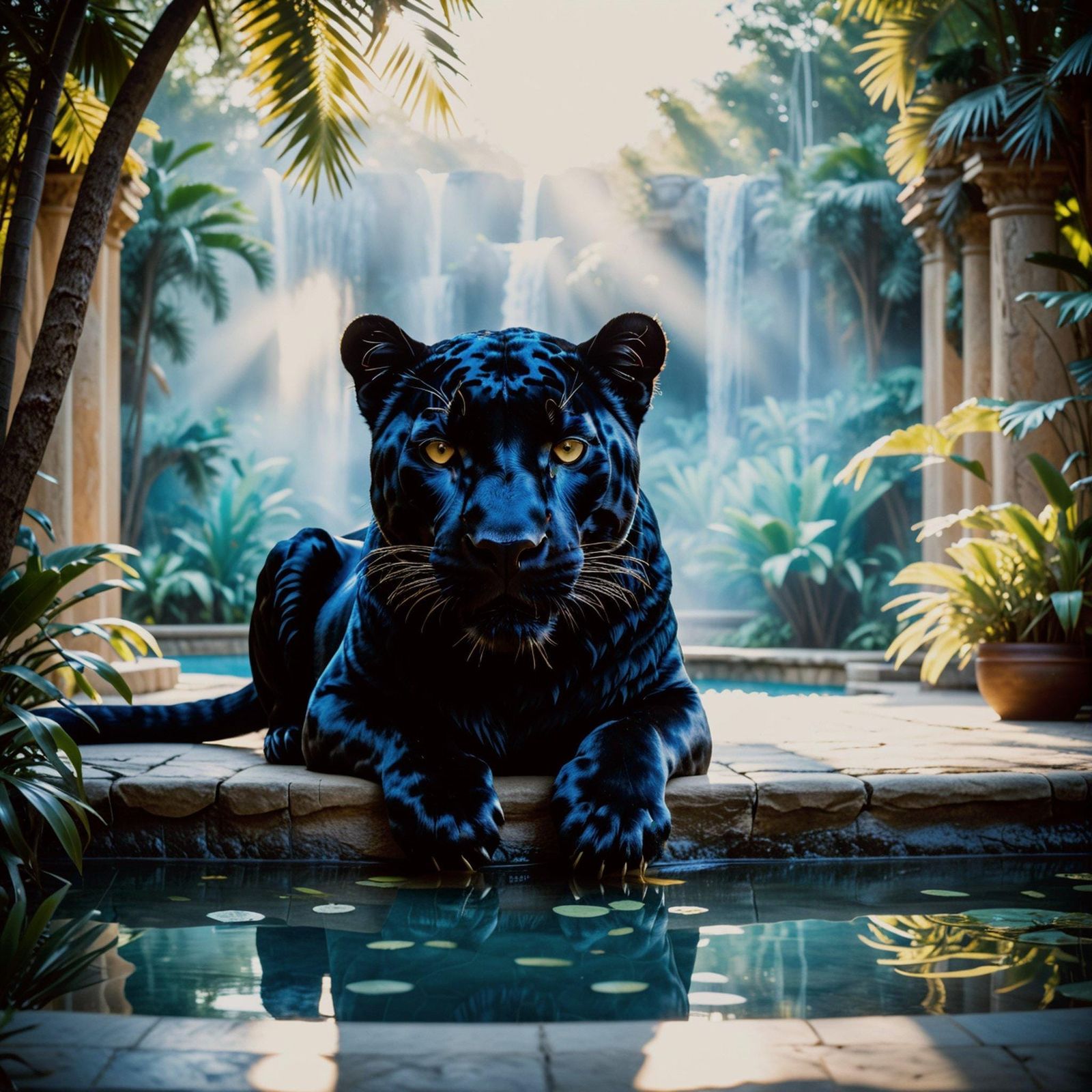 Lifelike Panther - AI Generated Artwork - NightCafe Creator