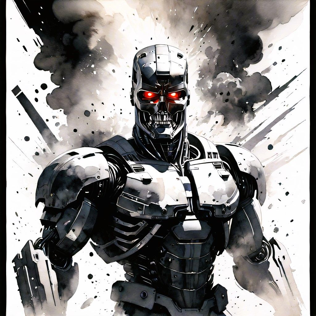 Terminator. - AI Generated Artwork - NightCafe Creator