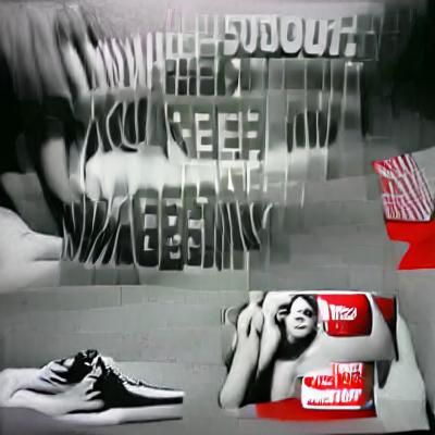 Barbara Kruger Style Commercial - AI Generated Artwork - NightCafe Creator
