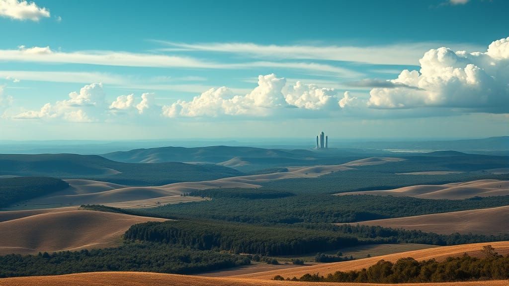 Windows bliss wallpaper and launch silos for intercontinental missiles.