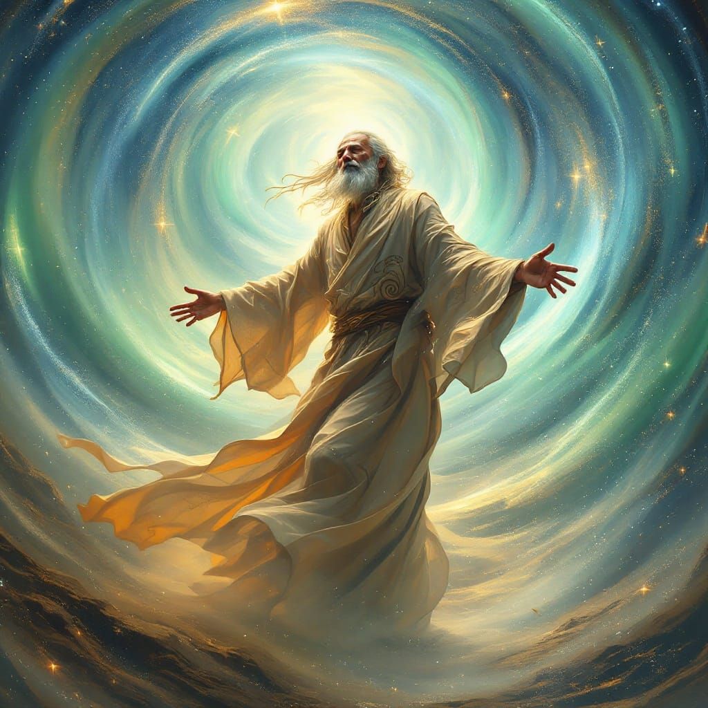 Passing through a time-space evolutionary process