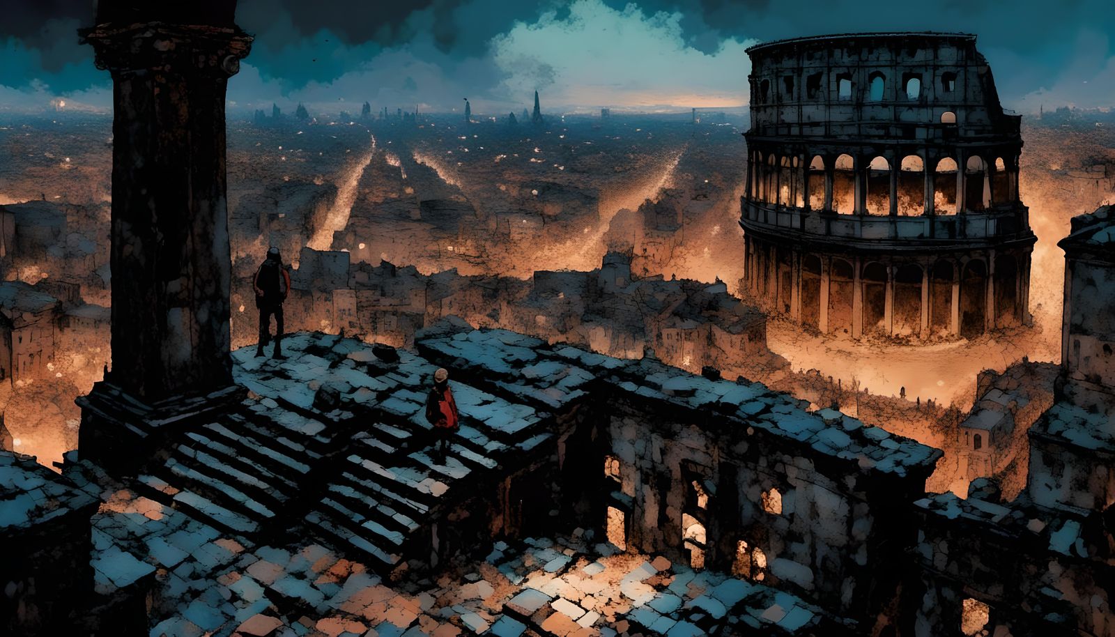 Rome - AI Generated Artwork - NightCafe Creator